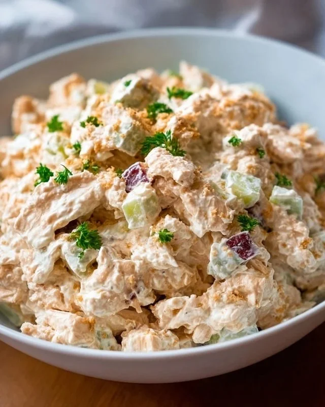 High Protein Cottage Cheese Chicken Salad